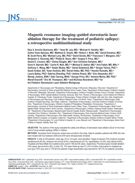 Magnetic resonance imaging-guided stereotactic laser ablation therapy ...