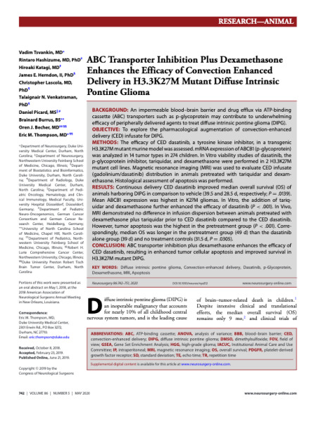 ABC Transporter Inhibition Plus Dexamethasone Enhances the Efficacy of ...